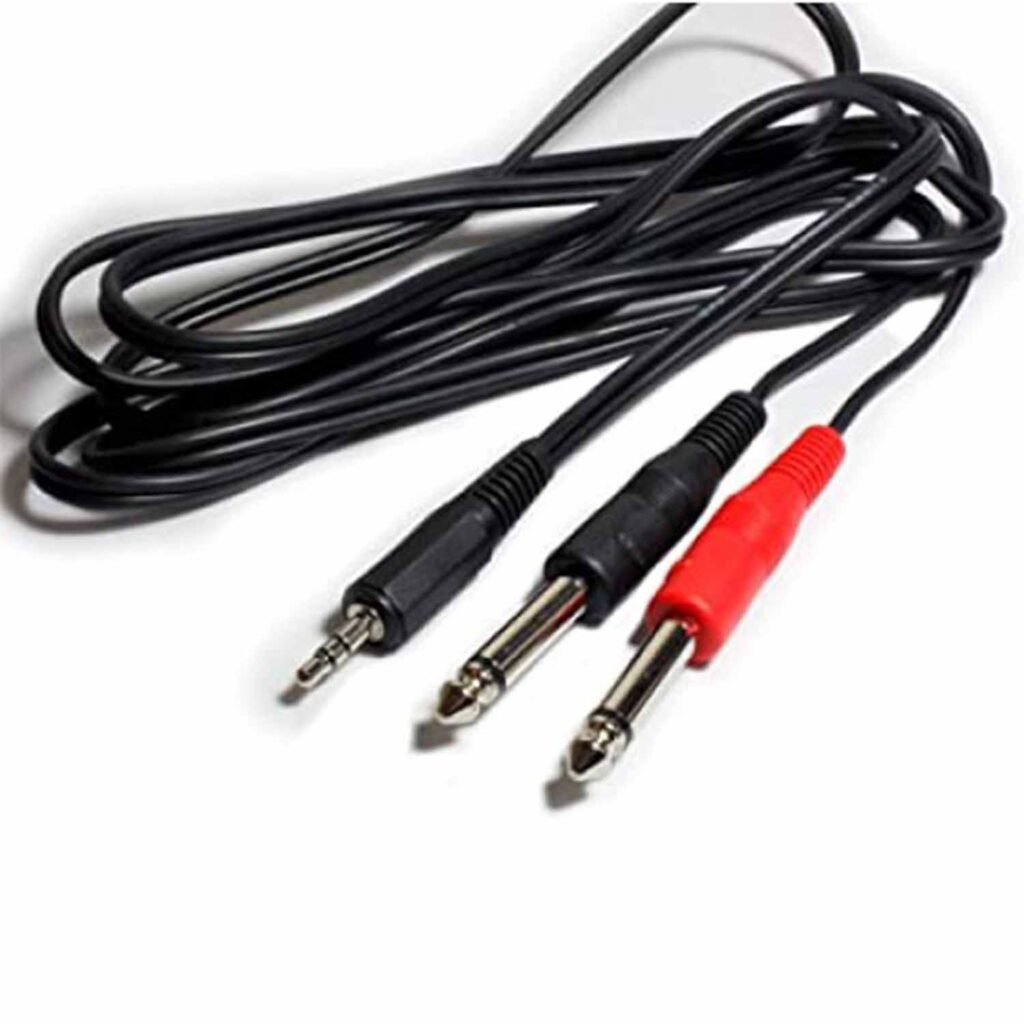 3M STEREO 3.5MM JACK TO 2 X 6.3MM JACK CABLE – Shalom AV Shop